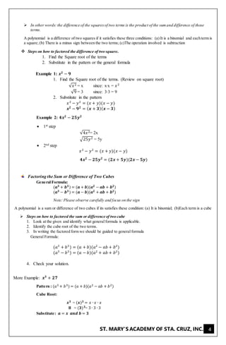 1st Quarter MATH 8 module | DOCX