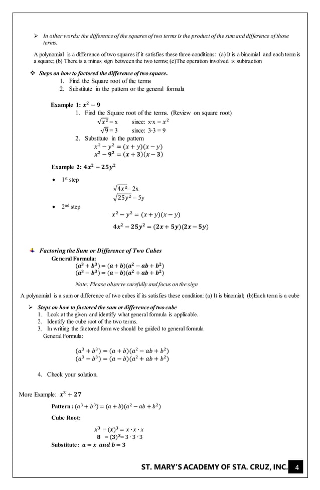 1st Quarter MATH 8 module | DOCX | Computing | Technology & Computing