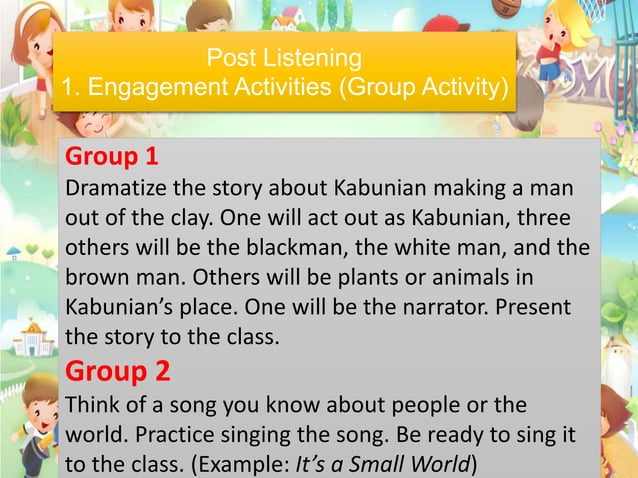 Week 1 day 1 quarter 1 english grade 4