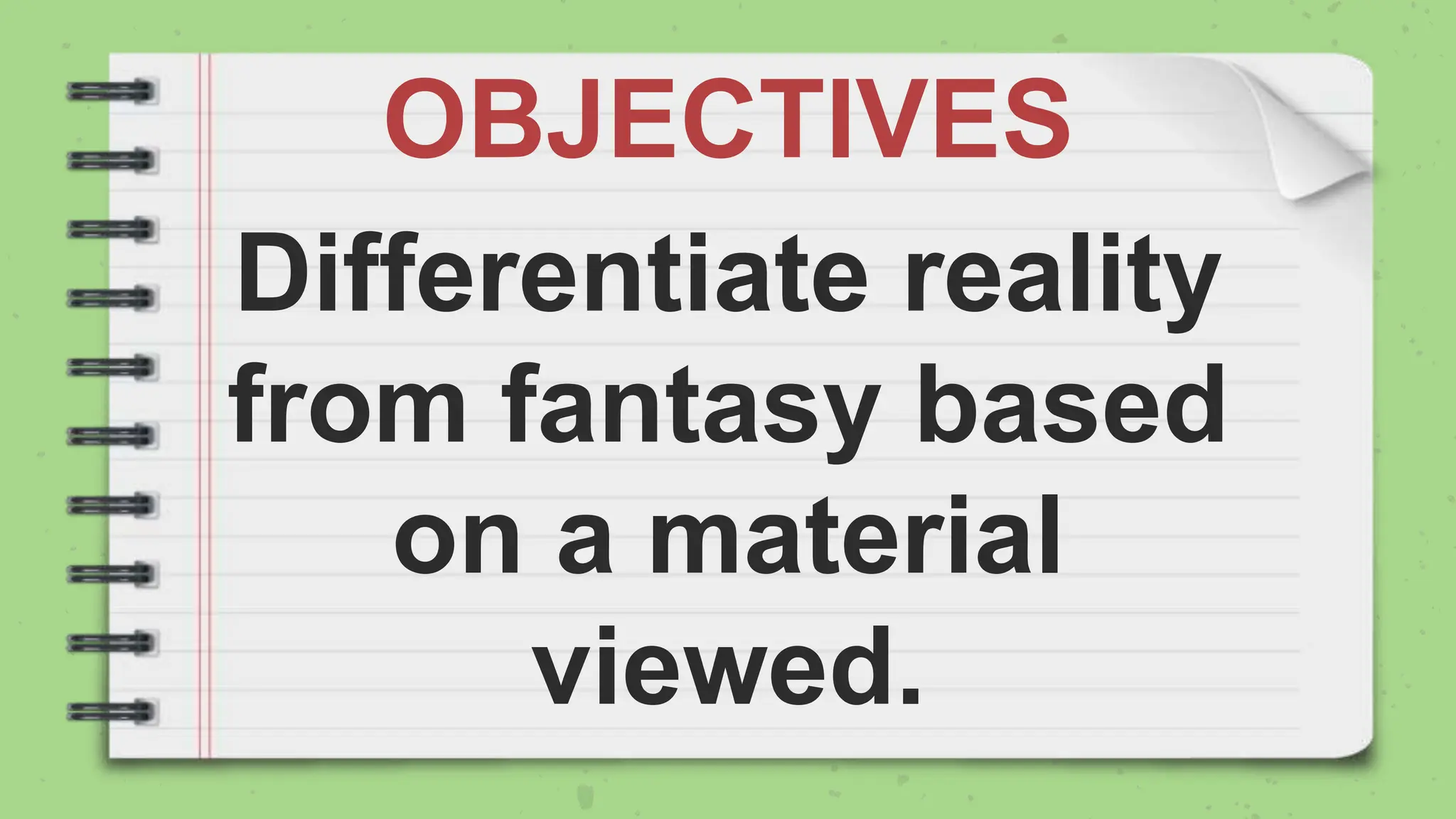 Reality and Fantasy Powerpoint Presentation | PPTX