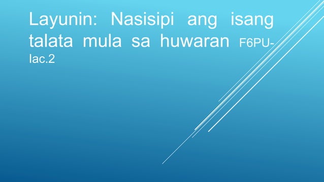 pagsipi ng talata | PPTX