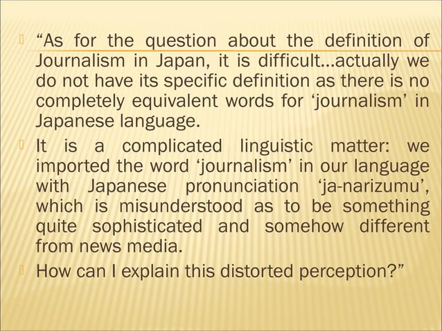 Week 1 Definition and Forms of Journalism | PPT