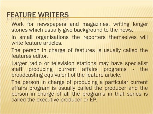 Week 1 Definition and Forms of Journalism | PPT