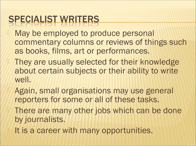 Week 1 Definition and Forms of Journalism | PPT