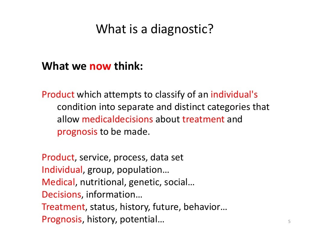 What Is A Diagnostic What