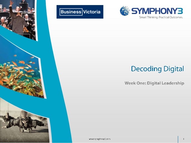 Decoding Digital Week 1: Digital Leadership