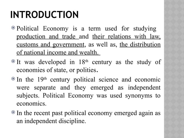 Political Economy of pakistan: An introduction.pptx