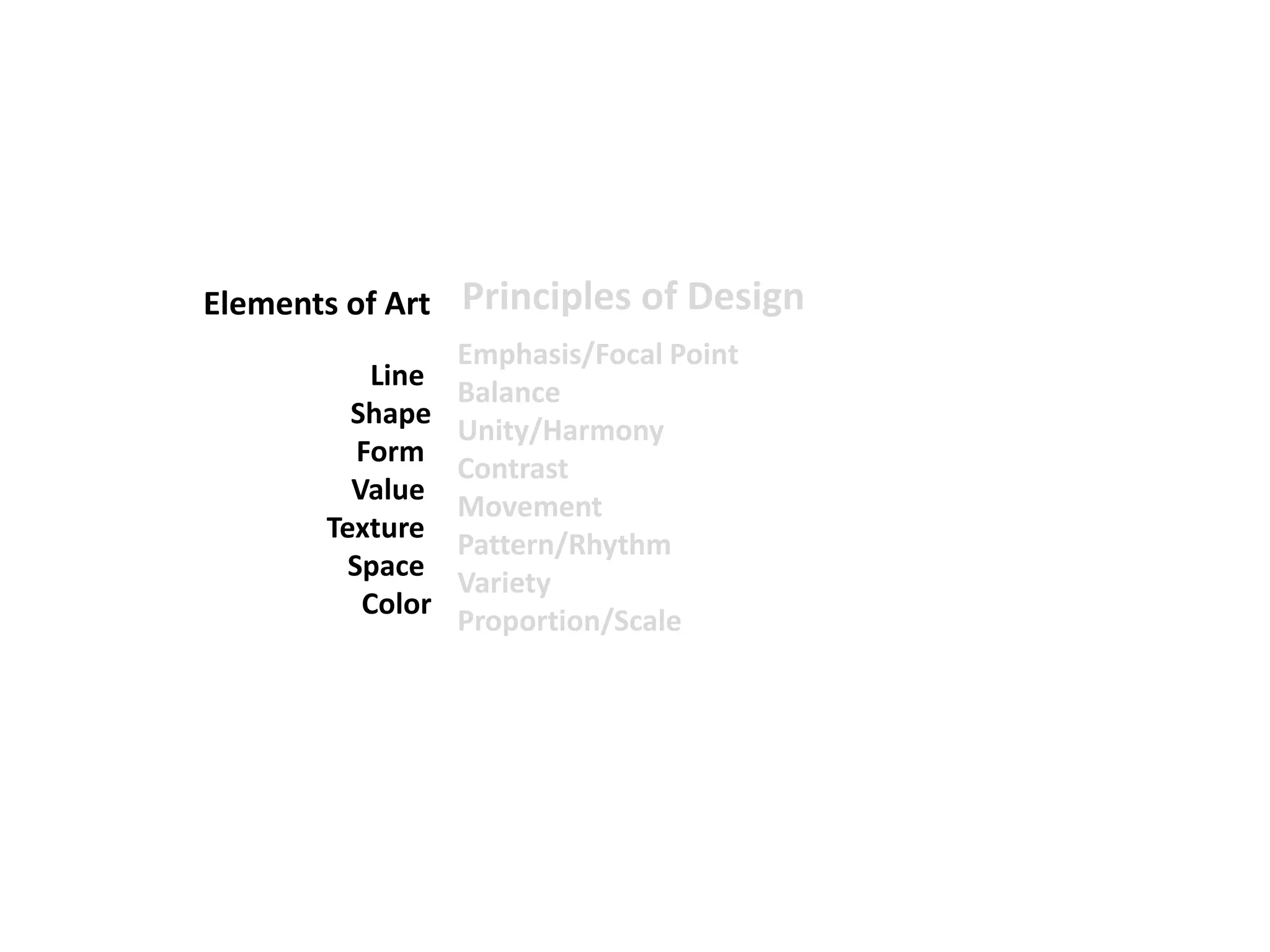 Elements of Art and Principles of Design | PPTX