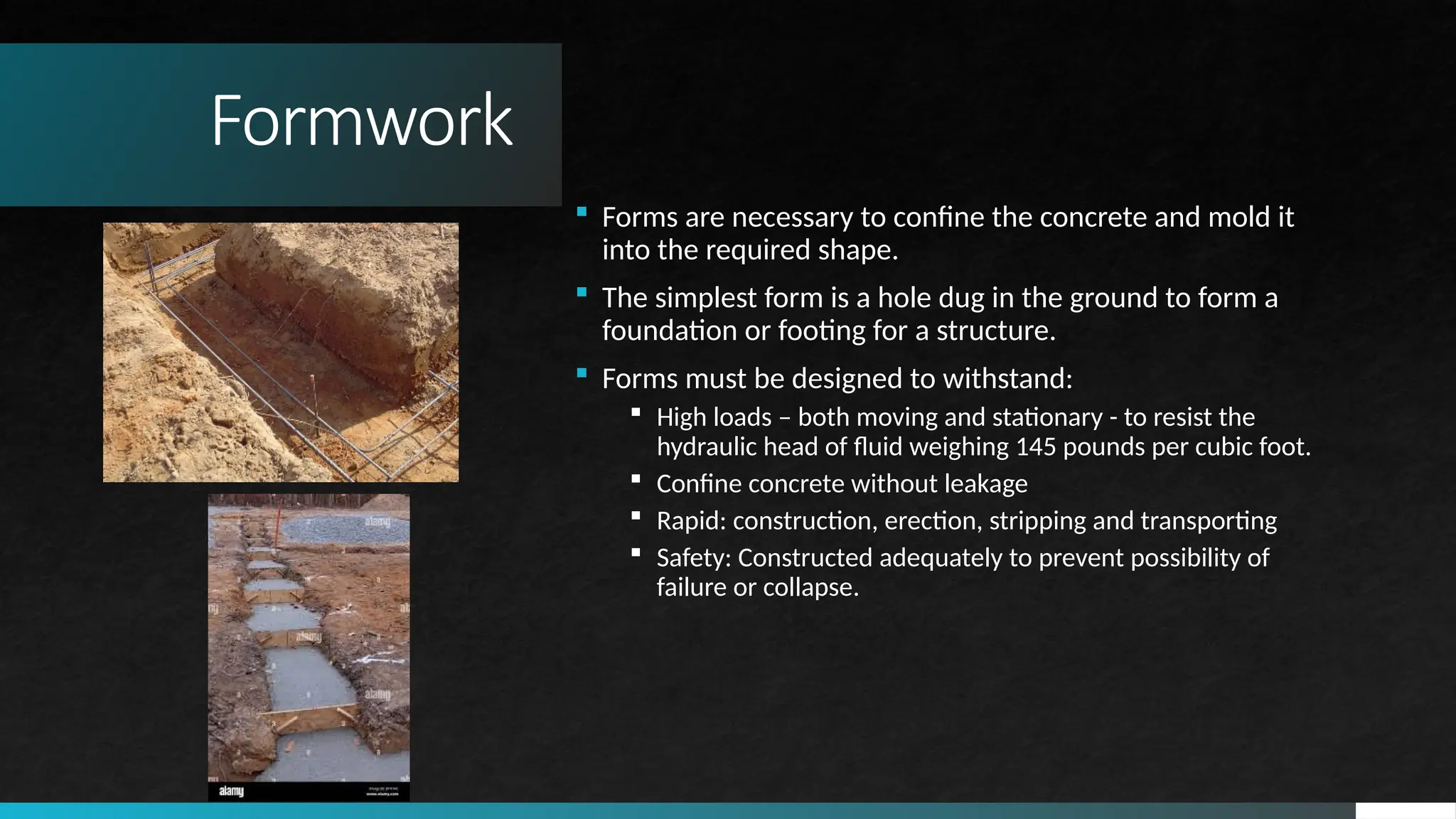 This is a Concrete Formwork presentation, describing various types of ...