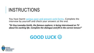 Week 1 grammar review english lab | PPT