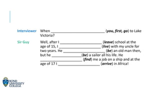 Week 1 grammar review english lab | PPT