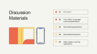 Week 1# ICT for ELT introduction presentation | PPT