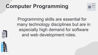 The learners analyze the various sectors of ICT and evaluate the ...