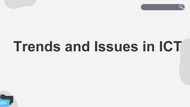 The learners analyze the various sectors of ICT and evaluate the ...