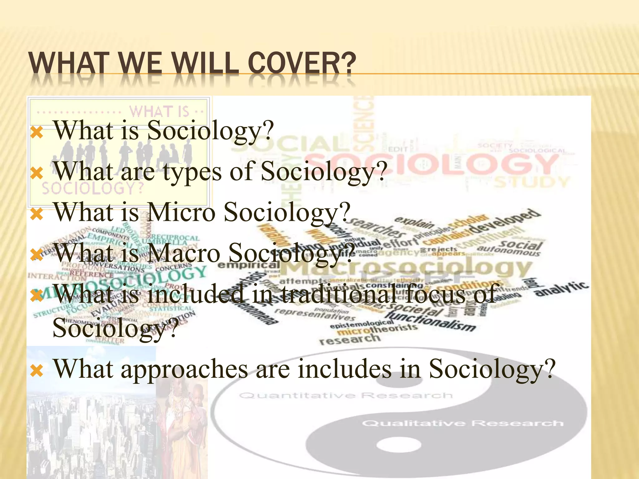 Week# 1 introduction to Sociology | PPTX