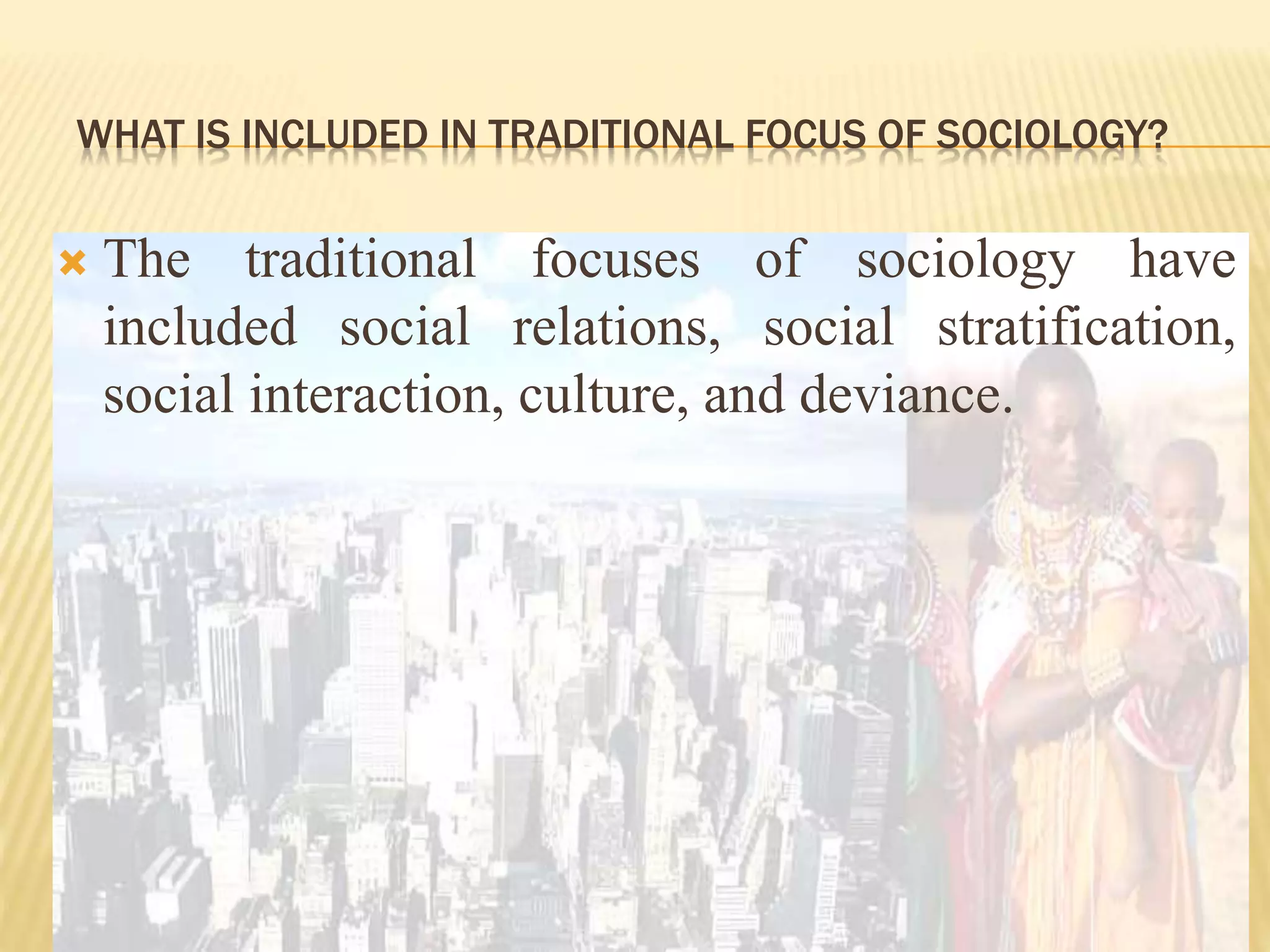 Week# 1 introduction to Sociology | PPTX
