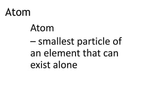 Week 1 Introduction to Atoms.pptx