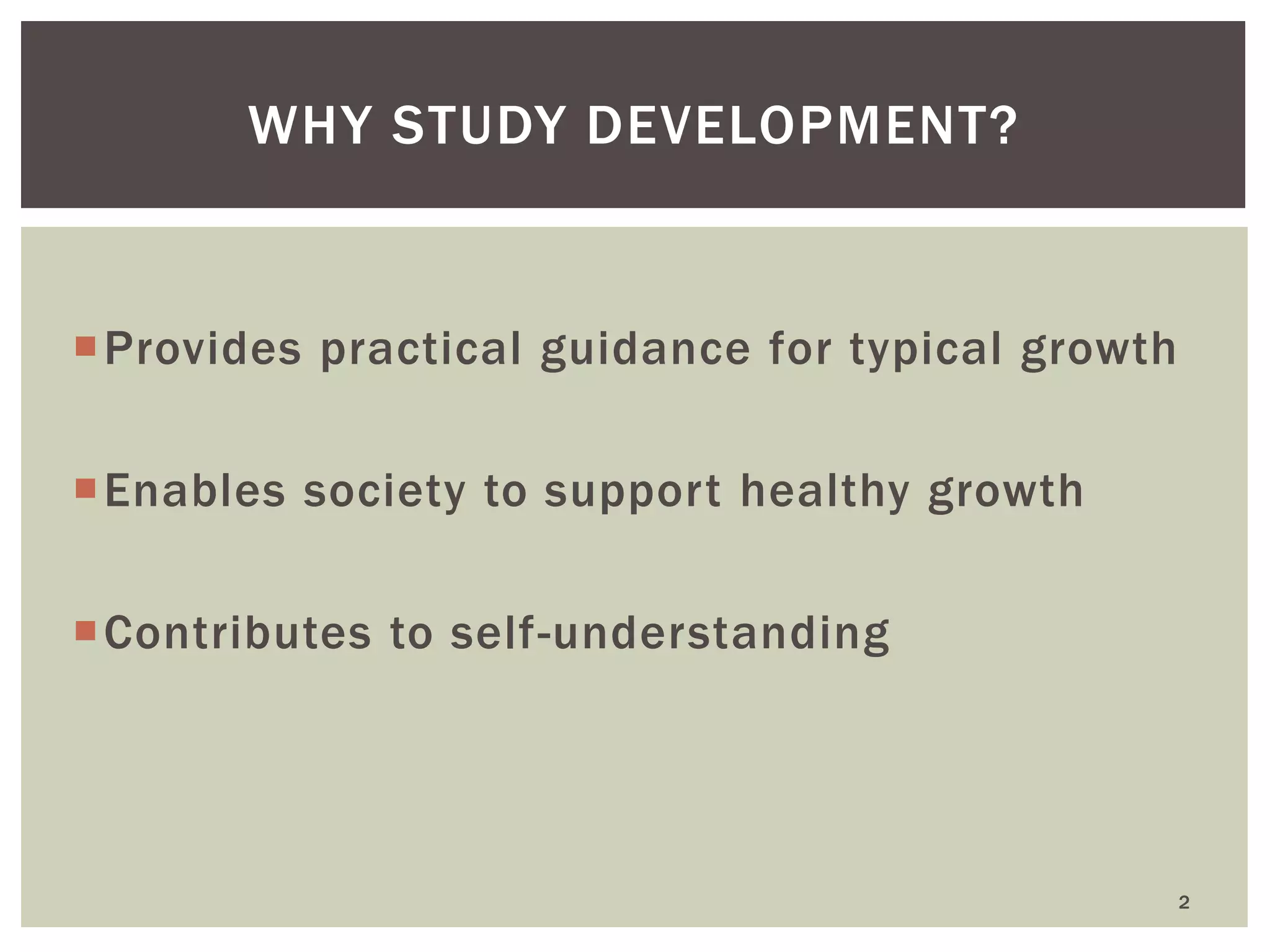 Week 1 Introduction to Lifespan Development | PPTX
