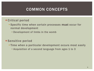 Week 1 Introduction to Lifespan Development | PPT