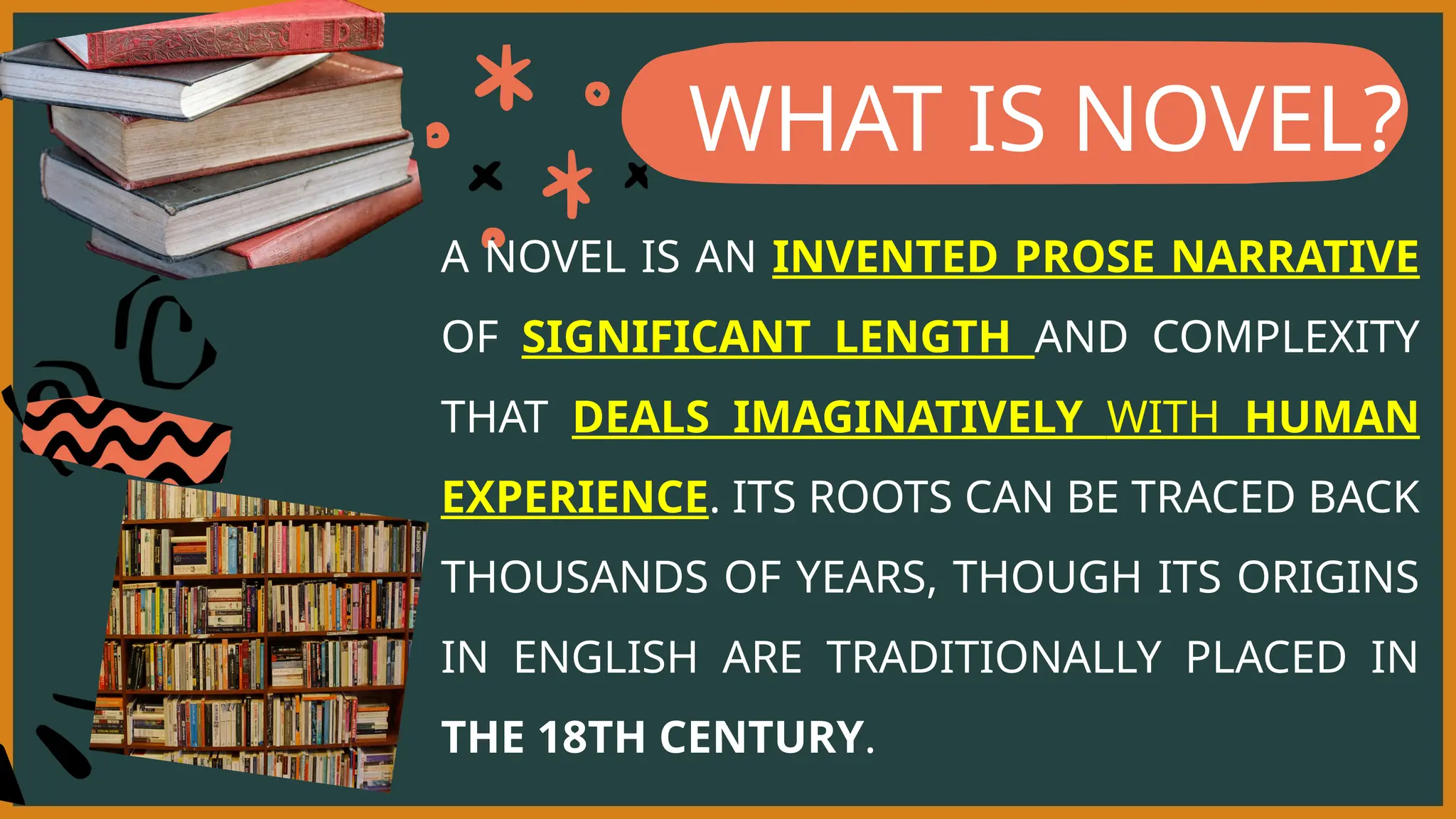 Week 1 Introduction to Novel University Lesson | PPTX