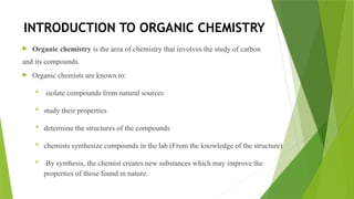 INTRODUCTION TO ORGANIC CHEMISTRY notes.pptx