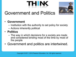 (Week1) intro government, politics, and the policymaking process | PPT