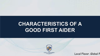 WEEK 1 INTRO TO FIRST AID.pptx