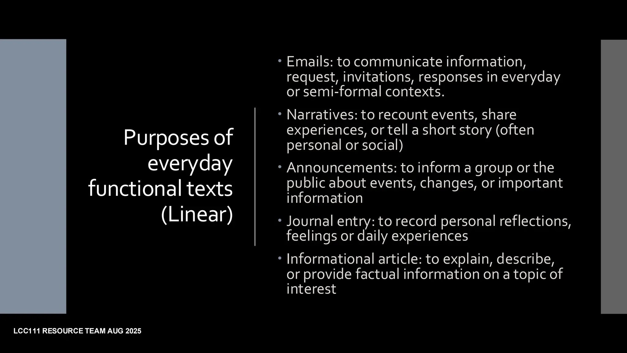 Week 1 Intro to Functional Texts. Linear and non linear text | PDF