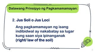 ARALING PANLIPUNAN 10 MGA ISYU AT HAMON SA PAGKAMAMAMAYAN IKAAPAT NA ...