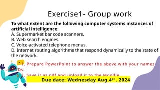 Introduction to Artificial intelligence. | PPT