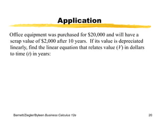 functions linear graphs and equations examples | PPT