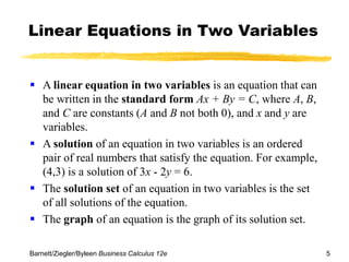 functions linear graphs and equations examples | PPT