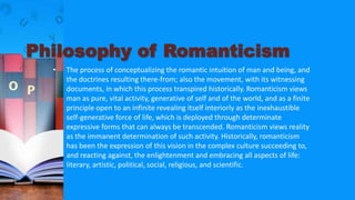 Romanticism Lecture by Faisal Ahmed_WEEK 1_ENG 409 | PPT