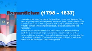 Romanticism Lecture by Faisal Ahmed_WEEK 1_ENG 409 | PPTX