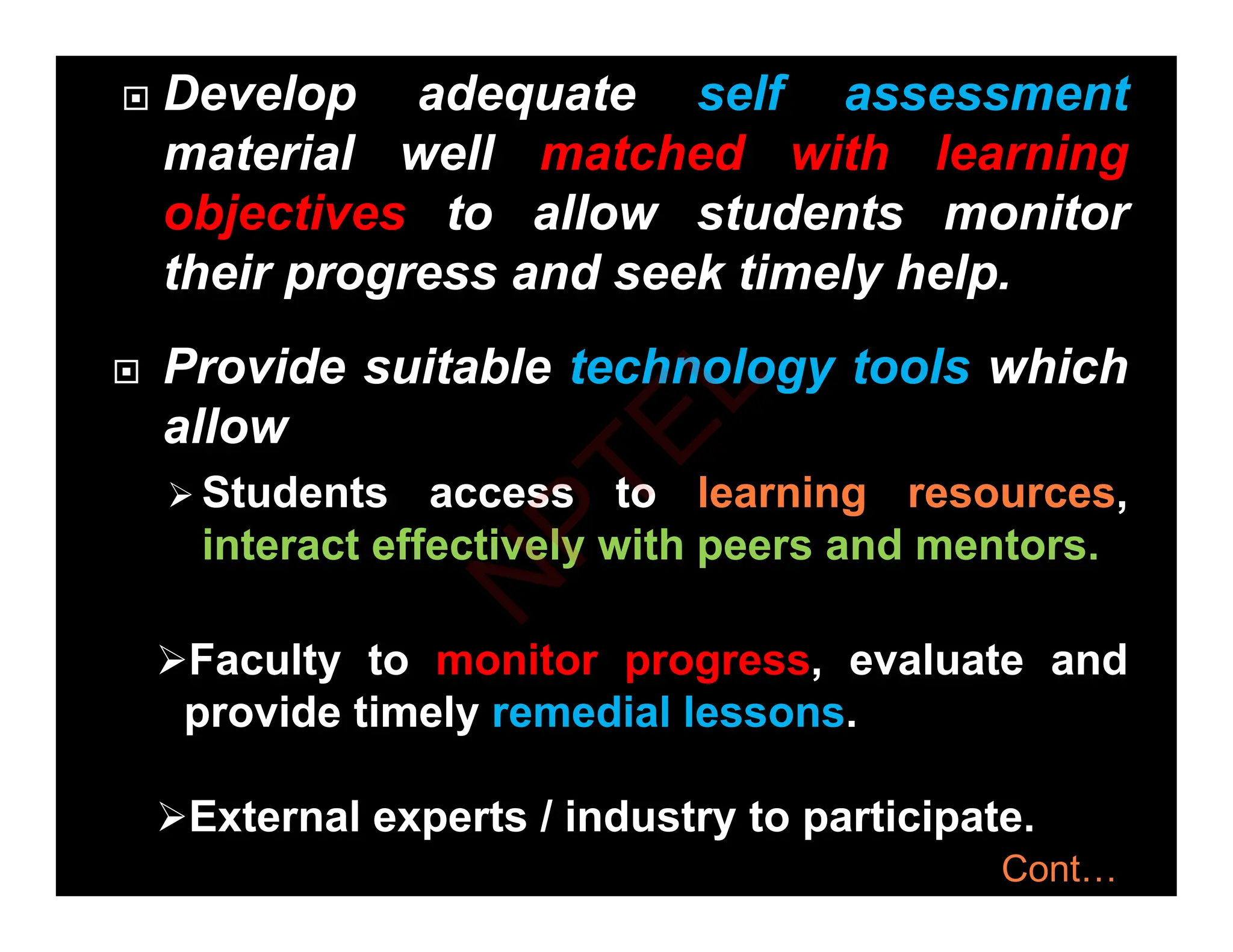 Outcome based pedagogy principles for effective teaching | PDF