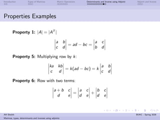 Linear Algebra first lecture - Introduction to matrices, types and ...