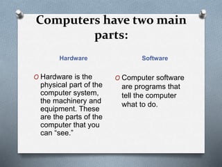 Intro to Tech Class Week 1 lesson 1 | PPT