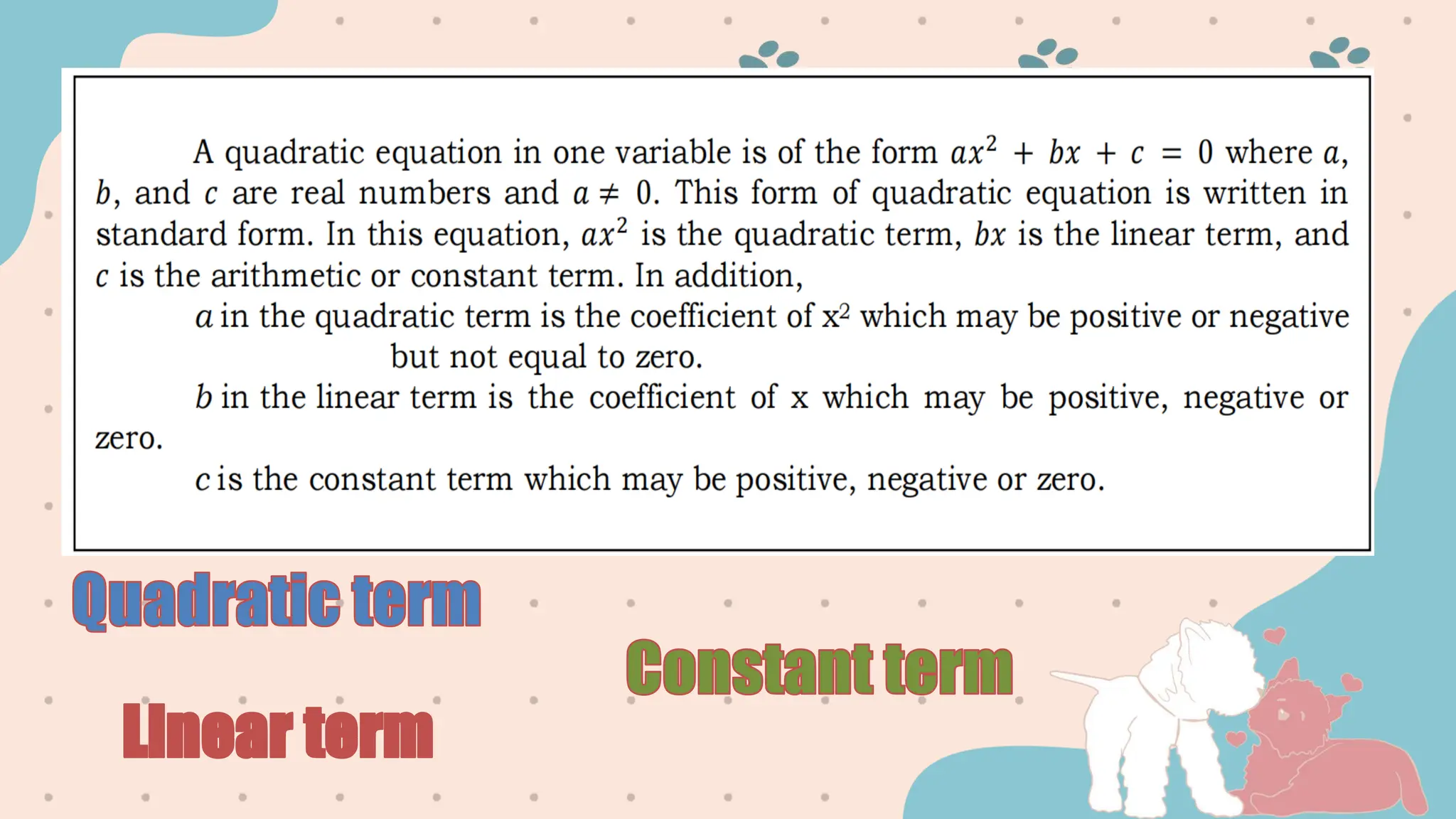 Illustrating Quadratic Equation | PPTX