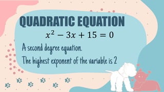Illustrating Quadratic Equation | PPTX