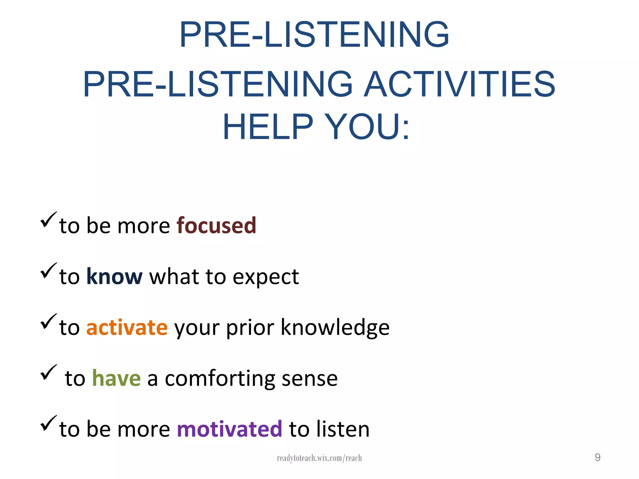 Introduction to Listening Skill | PPT