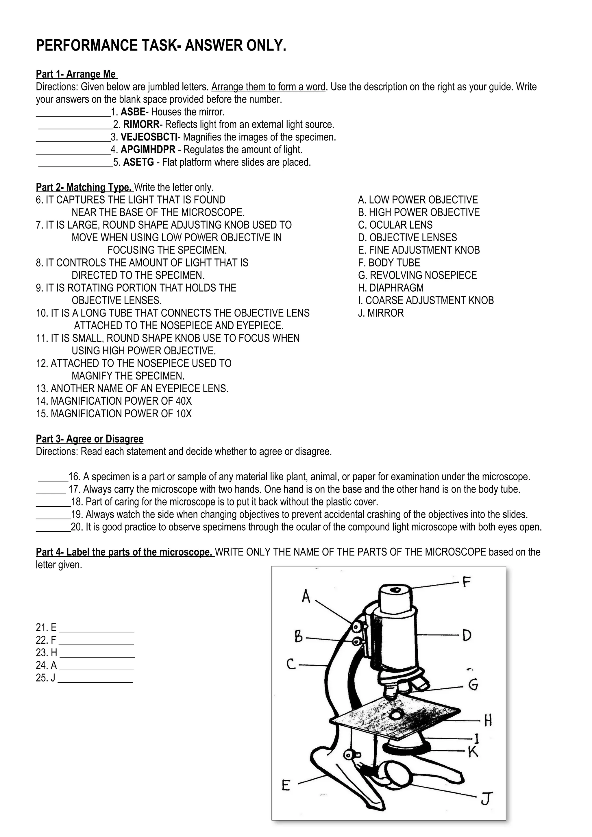 MICROSCOPE SUMMATIVE ASSESSMENT AND PERFORMANCE TASK.docx