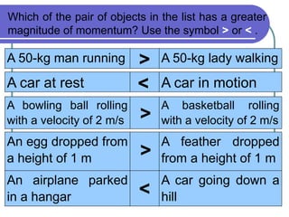 WEEK 1_MOMENTUM AND IMPULSE. Grade 9 momentum.pptx