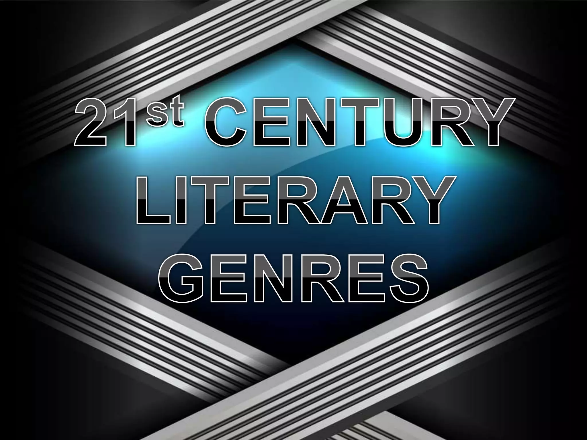Week 1 no. 4 fiction vs. non fiction & 21st Century Literary Genres | PPTX