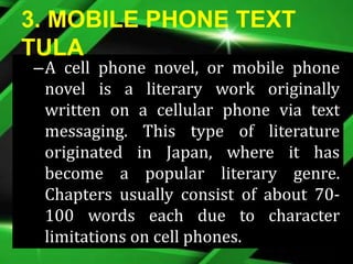 Week 1 no. 4 fiction vs. non fiction & 21st Century Literary Genres | PPTX