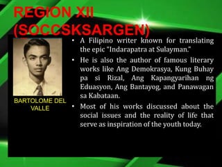 Week 1 no. 3 philippine representative texts and authors from each ...