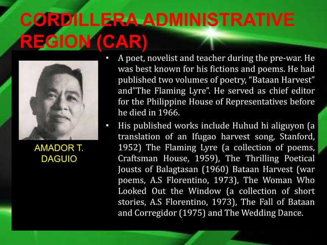 Week 1 no. 3 philippine representative texts and authors from each ...