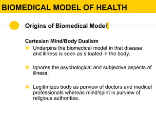WAYS OF UNDERSTANDING HEALTH 261 | PPT