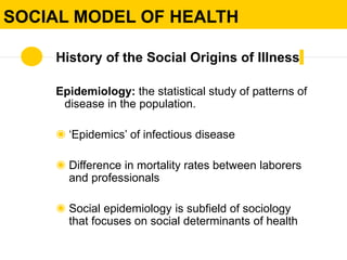 WAYS OF UNDERSTANDING HEALTH 261 | PPT