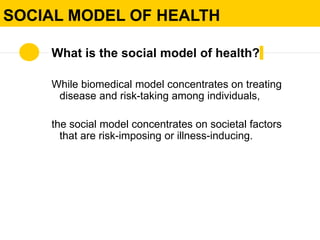 WAYS OF UNDERSTANDING HEALTH 261 | PPT