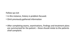 Basics of case history | PPTX